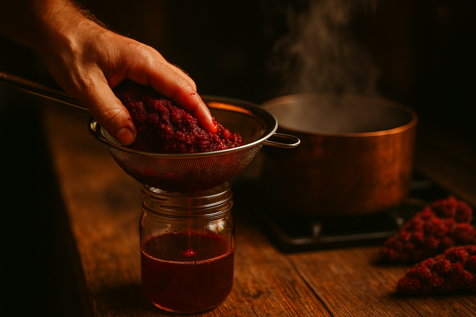 Make your own sumac syrup – recipe and effects